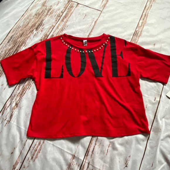 Beautees | Shirts & Tops | Beautees Girls Short Sleeve Shirtredsize Xl ...